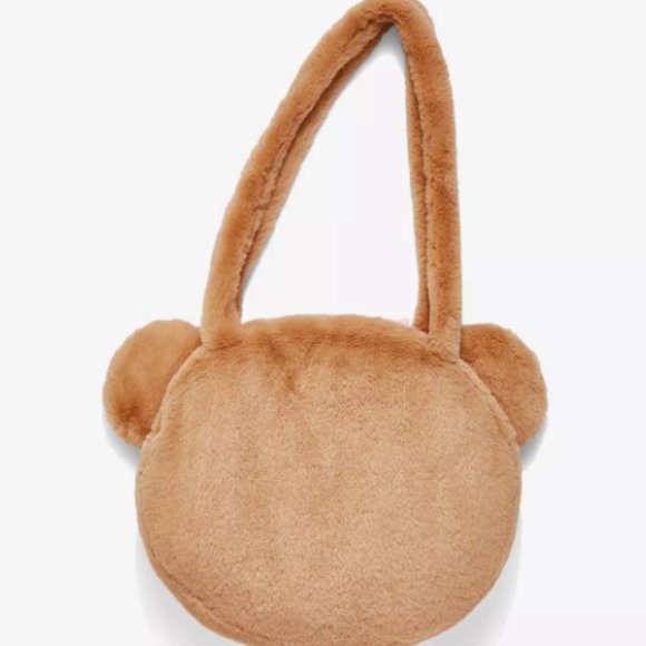Hot Topic | Bags | Teddy Bear Fuzzy Plush Shoulder Bag Nwt | Poshmark